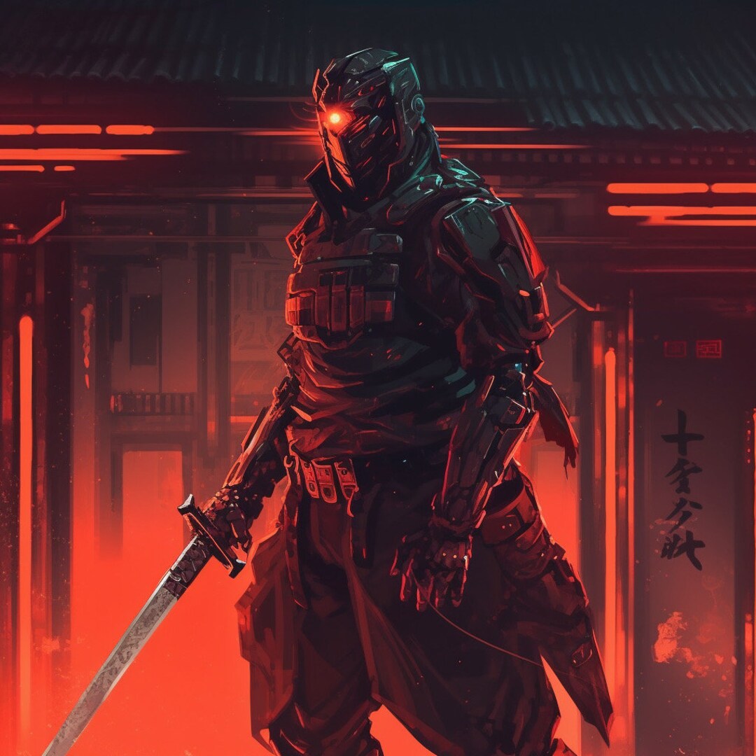 Freeriderfury Cyberpunk Hero Warrior - Etsy