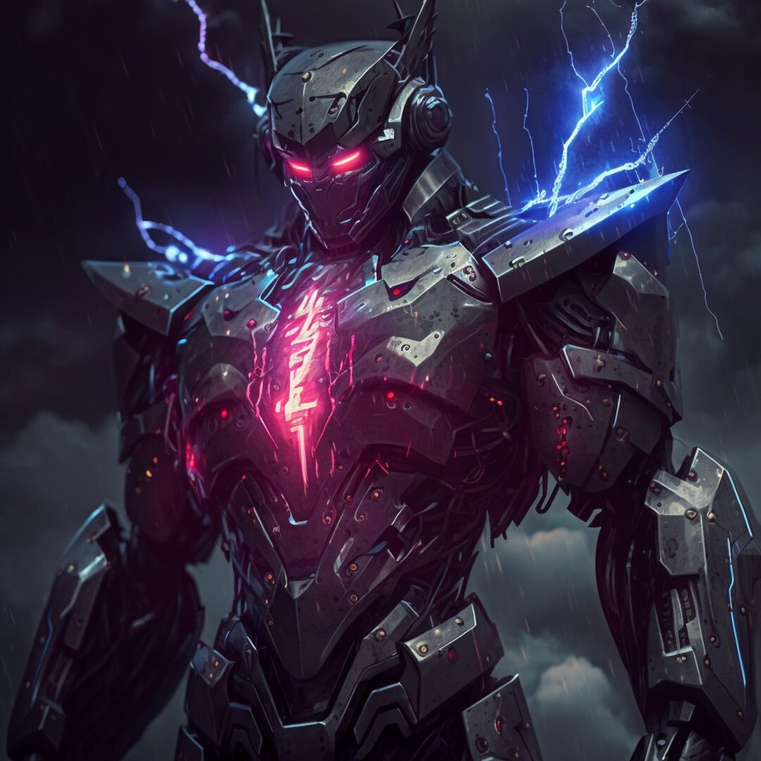 Freeriderfury Cyberpunk Robot 3 - Etsy