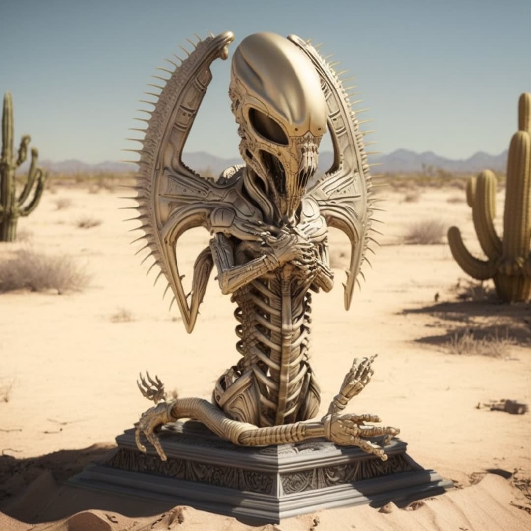 Freeriderfury Desert Alien Cross 2 - Etsy