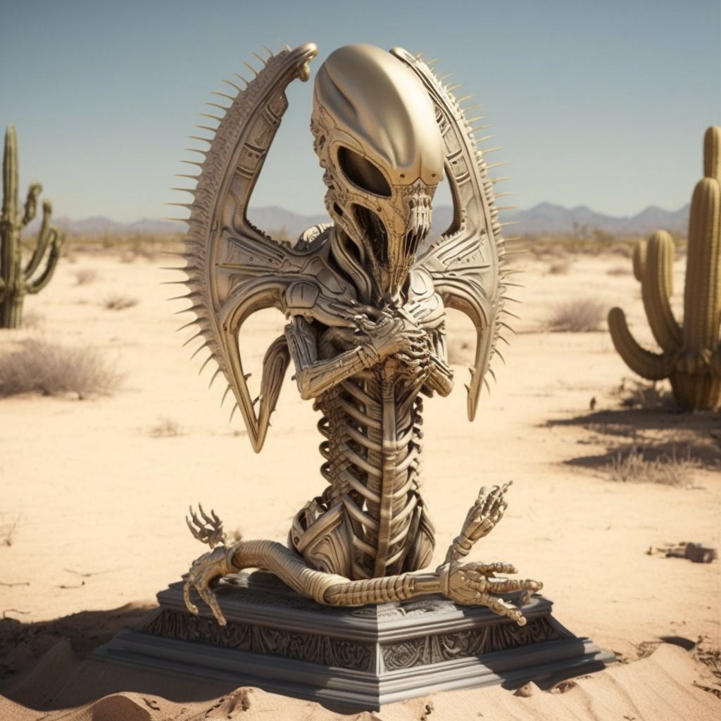 Freeriderfury Desert Alien Cross 2 - Etsy