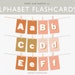 Alphabet Flashcards, ABC Flash Cards, Educational Cards, Learning Abcs ...