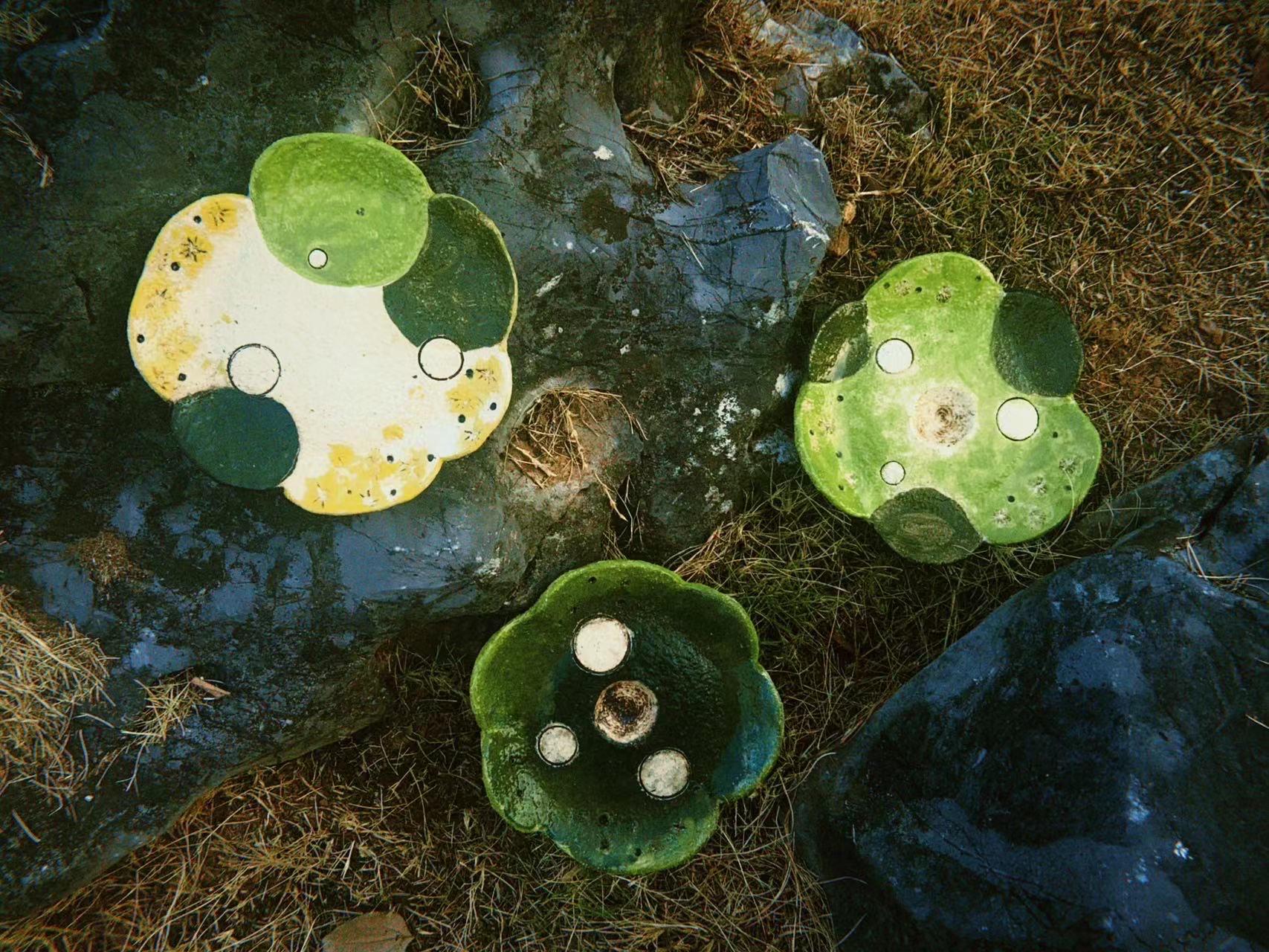 Handmade/ Hand Building Pottery Moss Collection Plate, Stoneware - Etsy