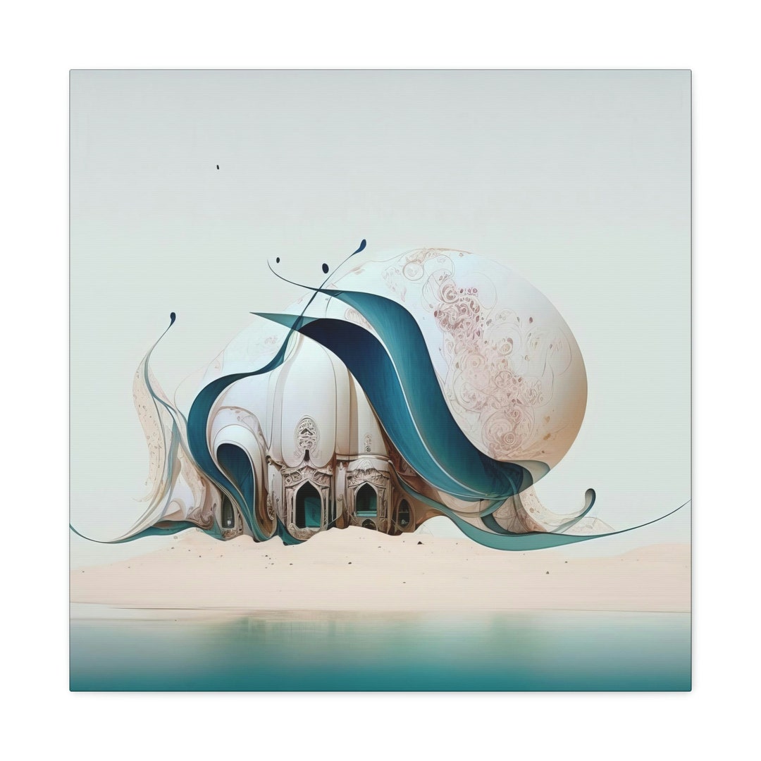 Canvas of Abstract Arabian / Arabic / Islamic Architecture - Etsy