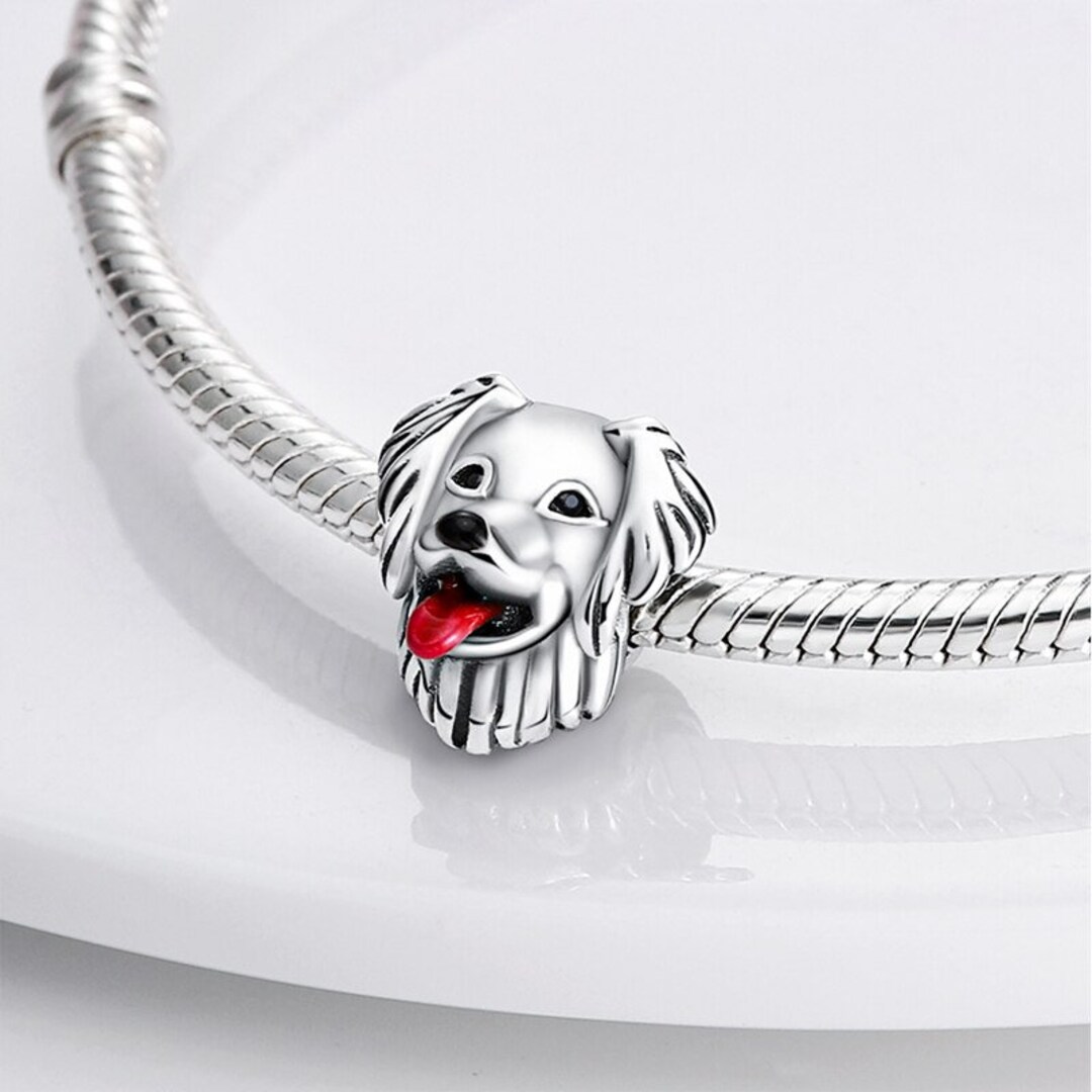 Labrador Dog Puppy Golden Retriever Charm Pendant Charm Bracelet ...