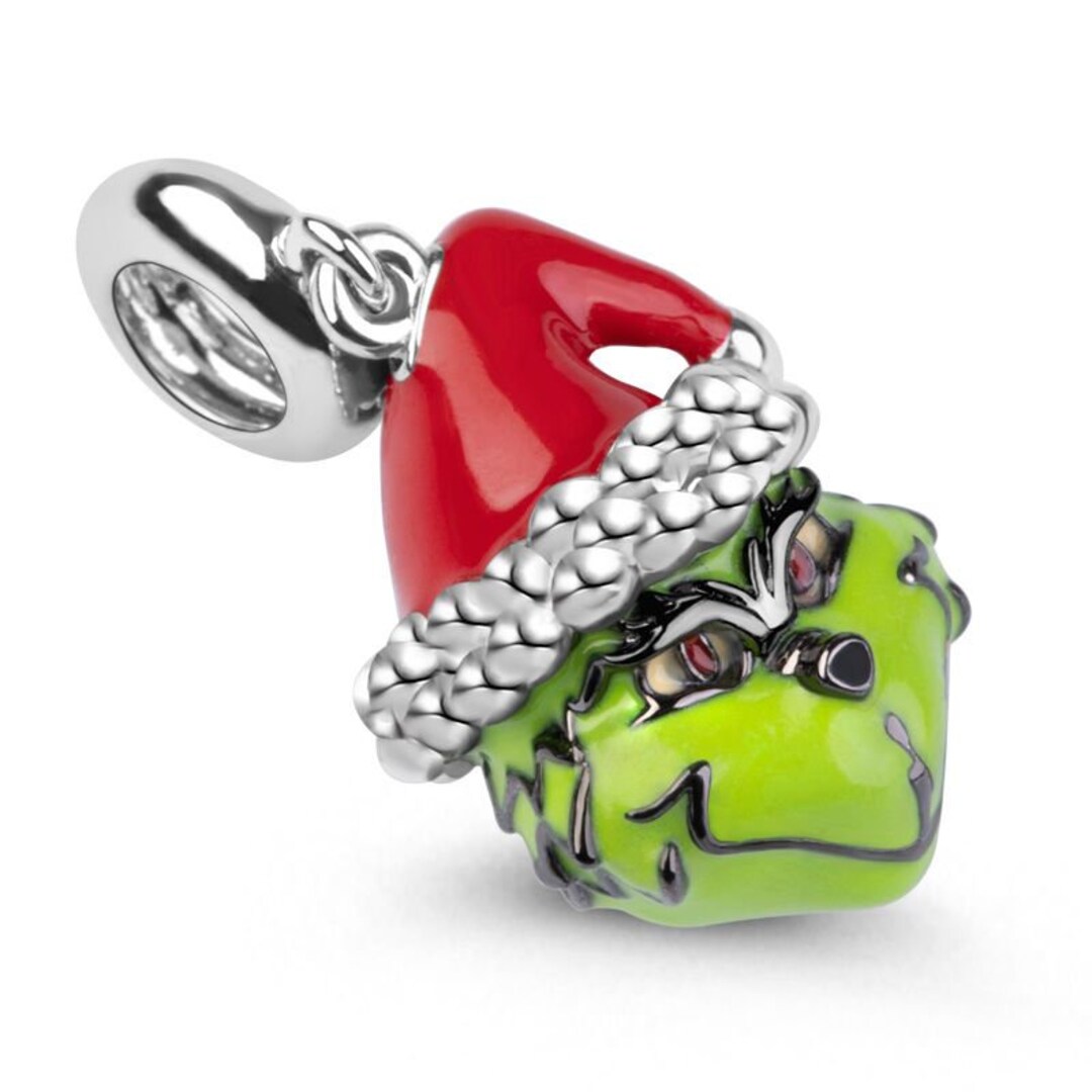 The Grinch Charm Grinch Charm Christmas Pandora Charm Bracelet - Etsy