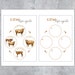 FARM ANIMALS Life Cycle Printable 5x7 Flashcards and Matching ...