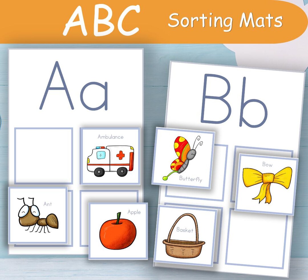 Beginning Sound Sorting Picture Cards. Montessori Phonics. INSTANT ...