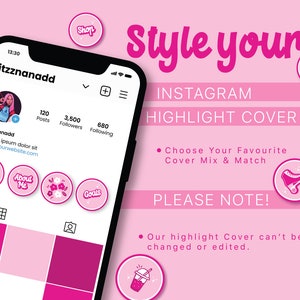 90 Sweet Pink Instagram Highlight Cover - Etsy