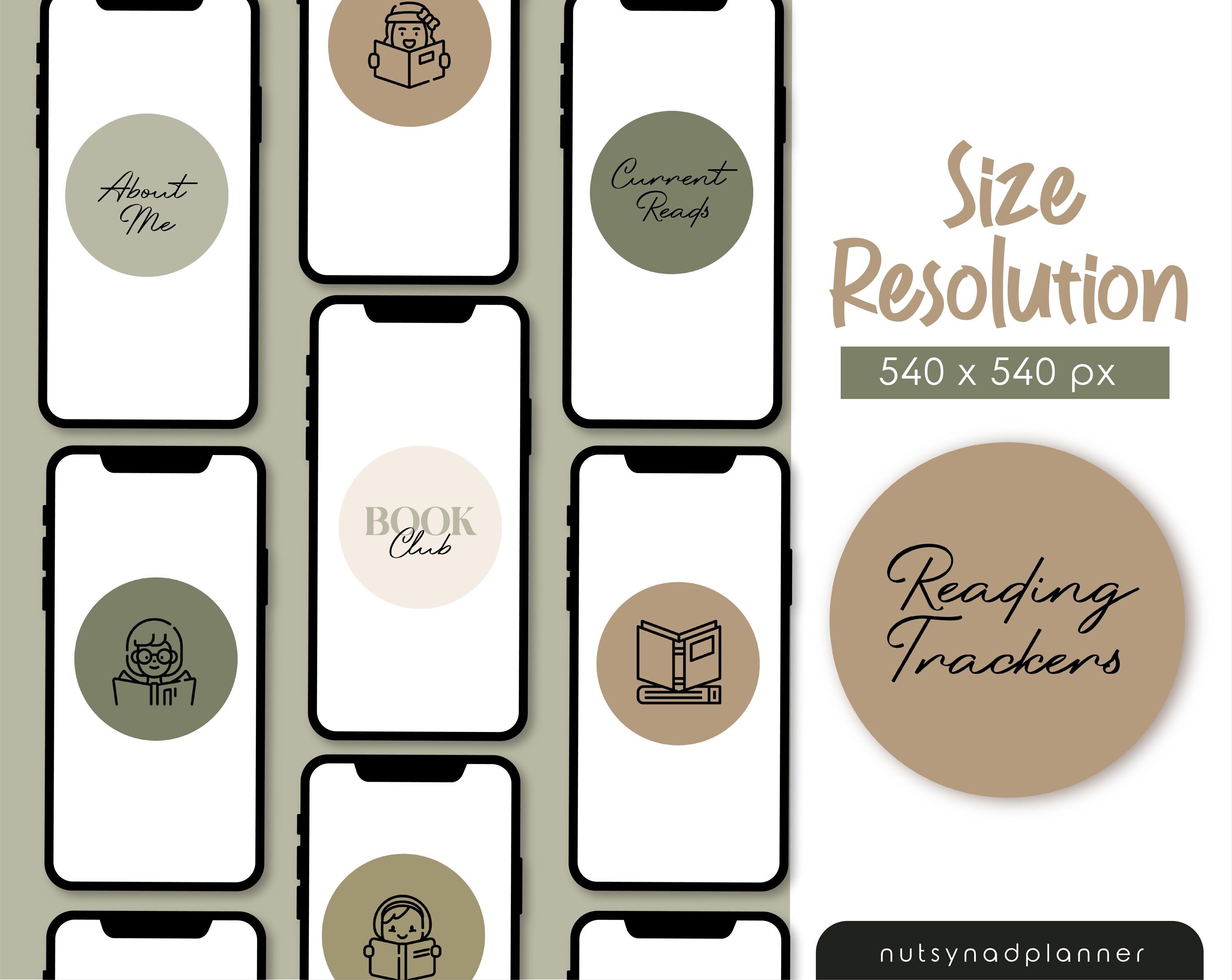 100 Bookstagram Highlight Covers, Book Blogger Instagram Story Icon ...