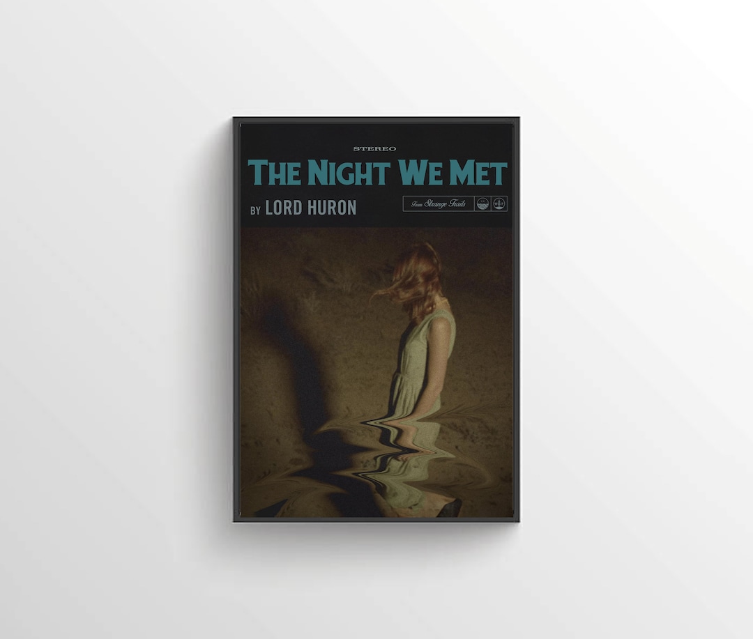 The Night We Met Poster - Etsy
