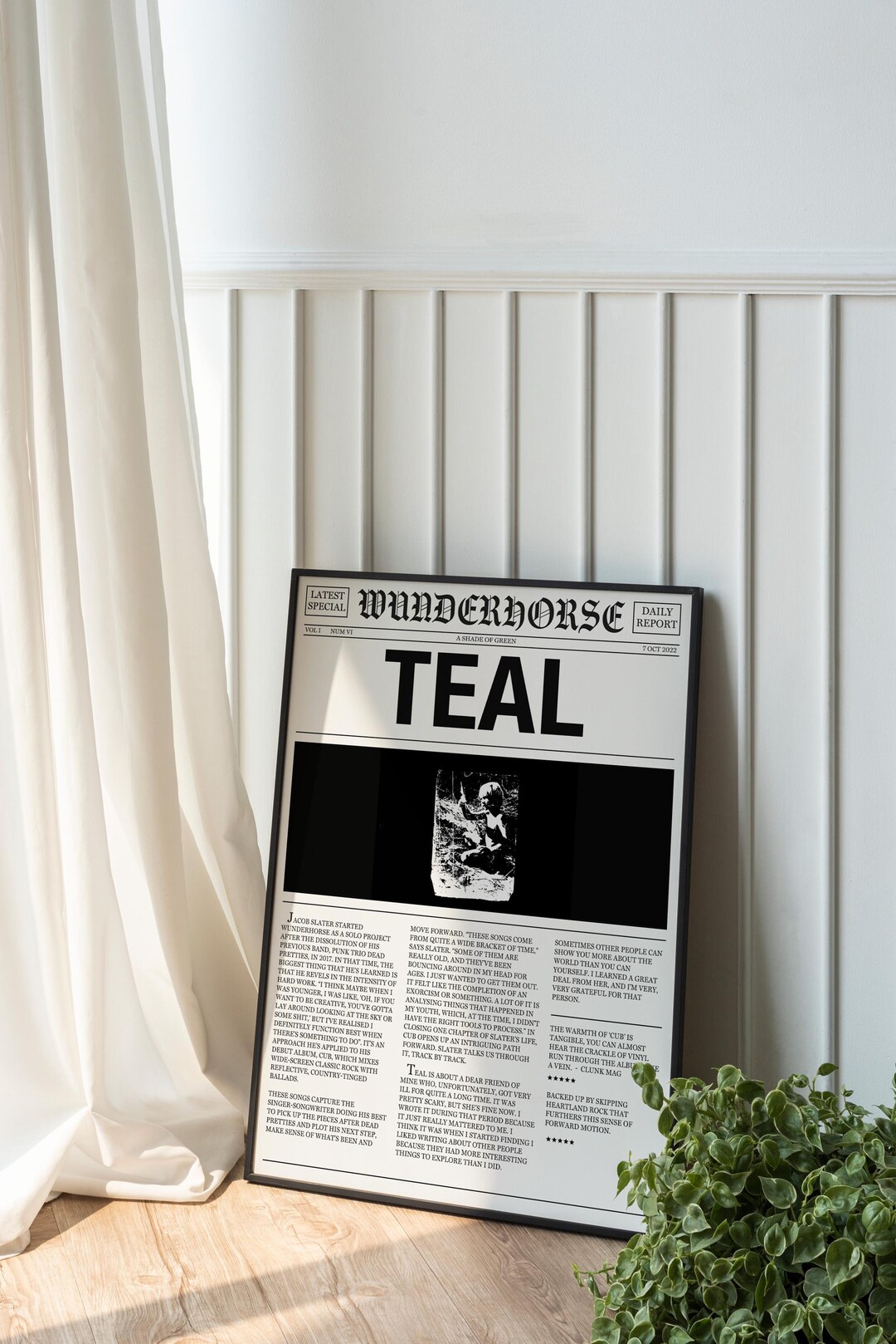 Cub Wunderhorse Poster Original Print Newspaper - Etsy