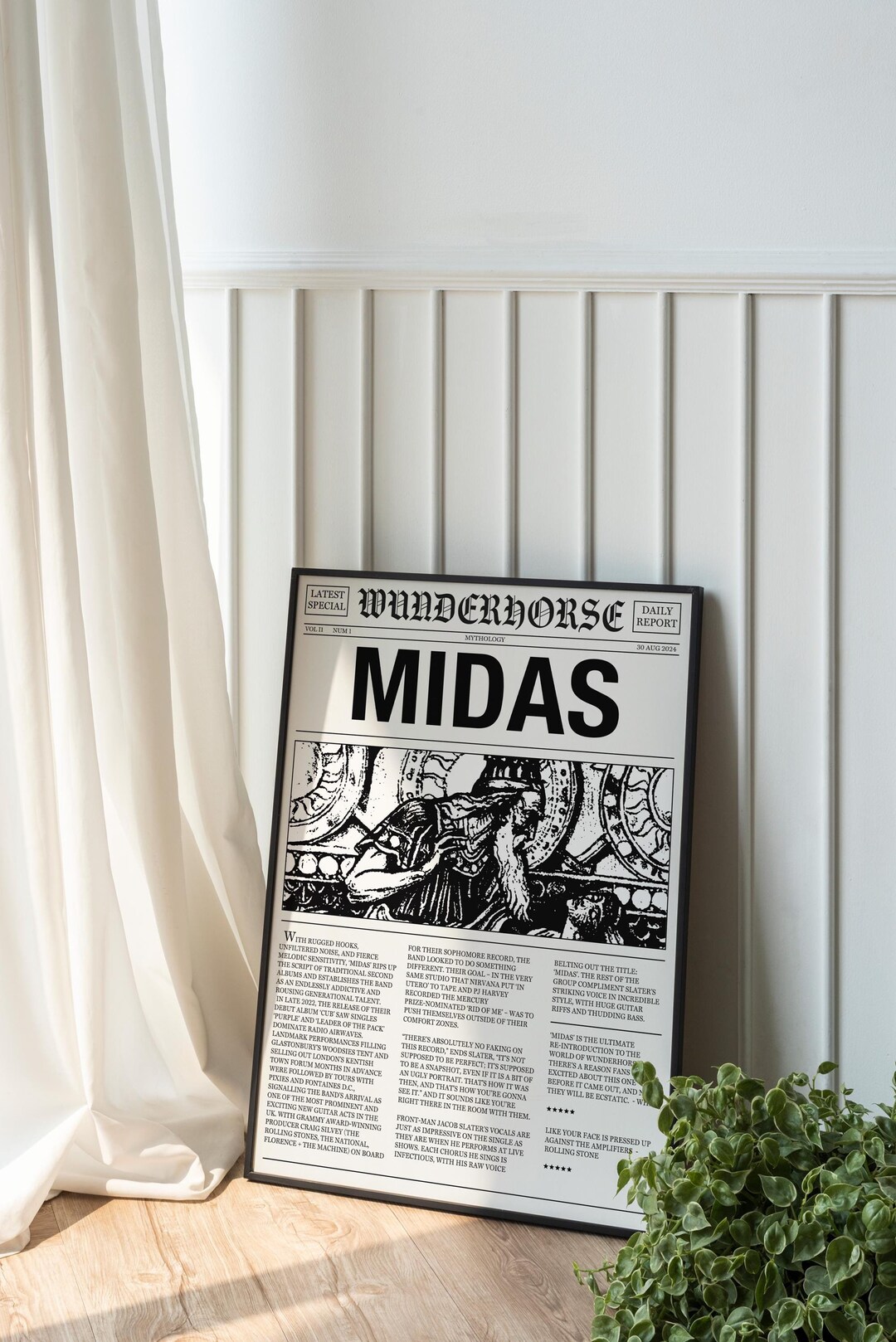 Midas Wunderhorse Poster Original Print Newspaper - Etsy