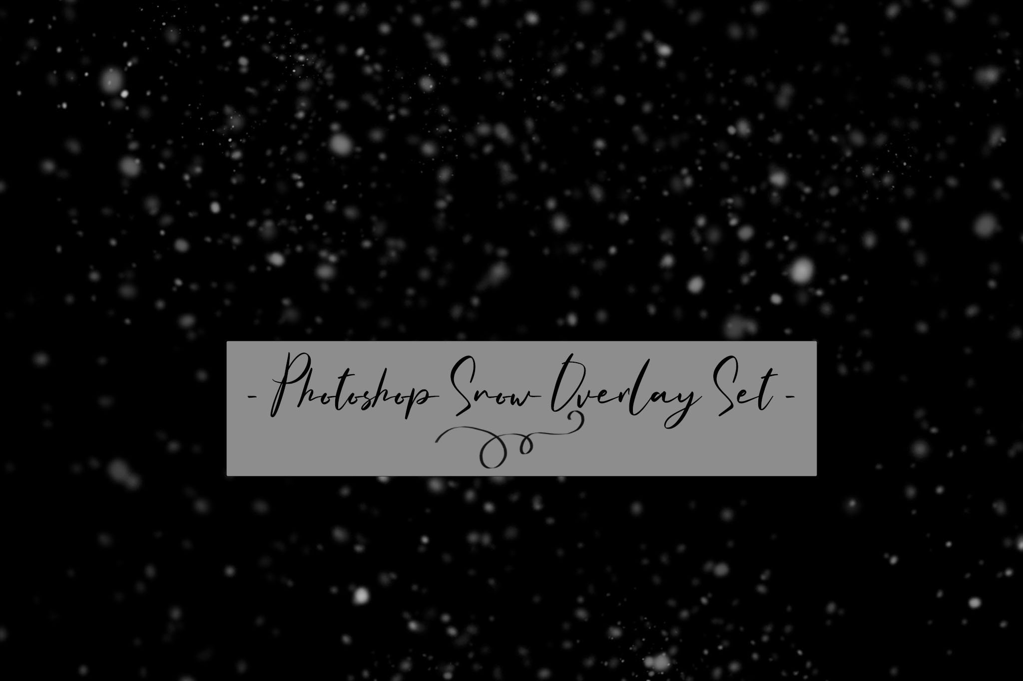 Photoshop Snow Overlay - Mix and Match Set - Etsy