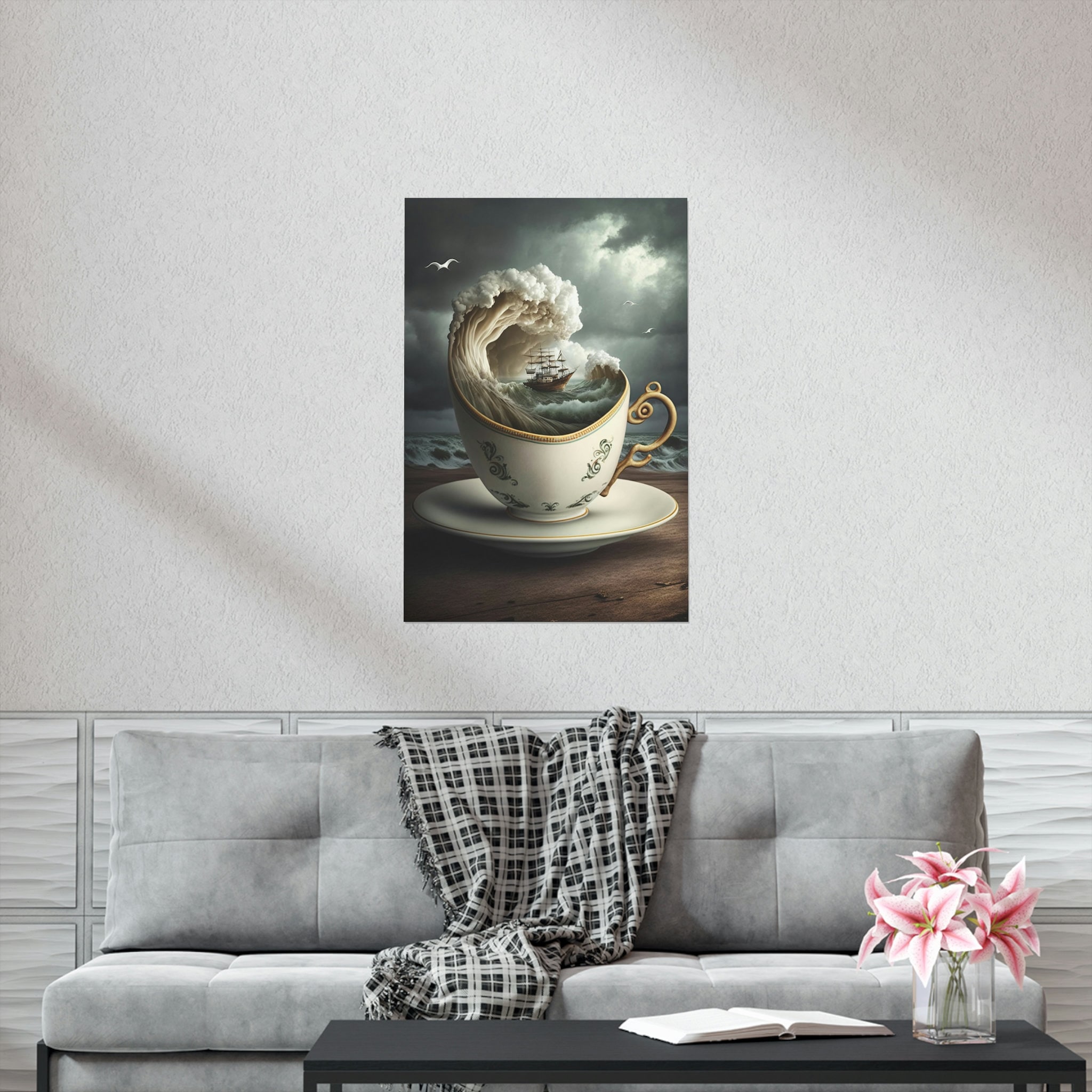 A Storm in a Teacup Premium Matte Vertical Posters - Etsy