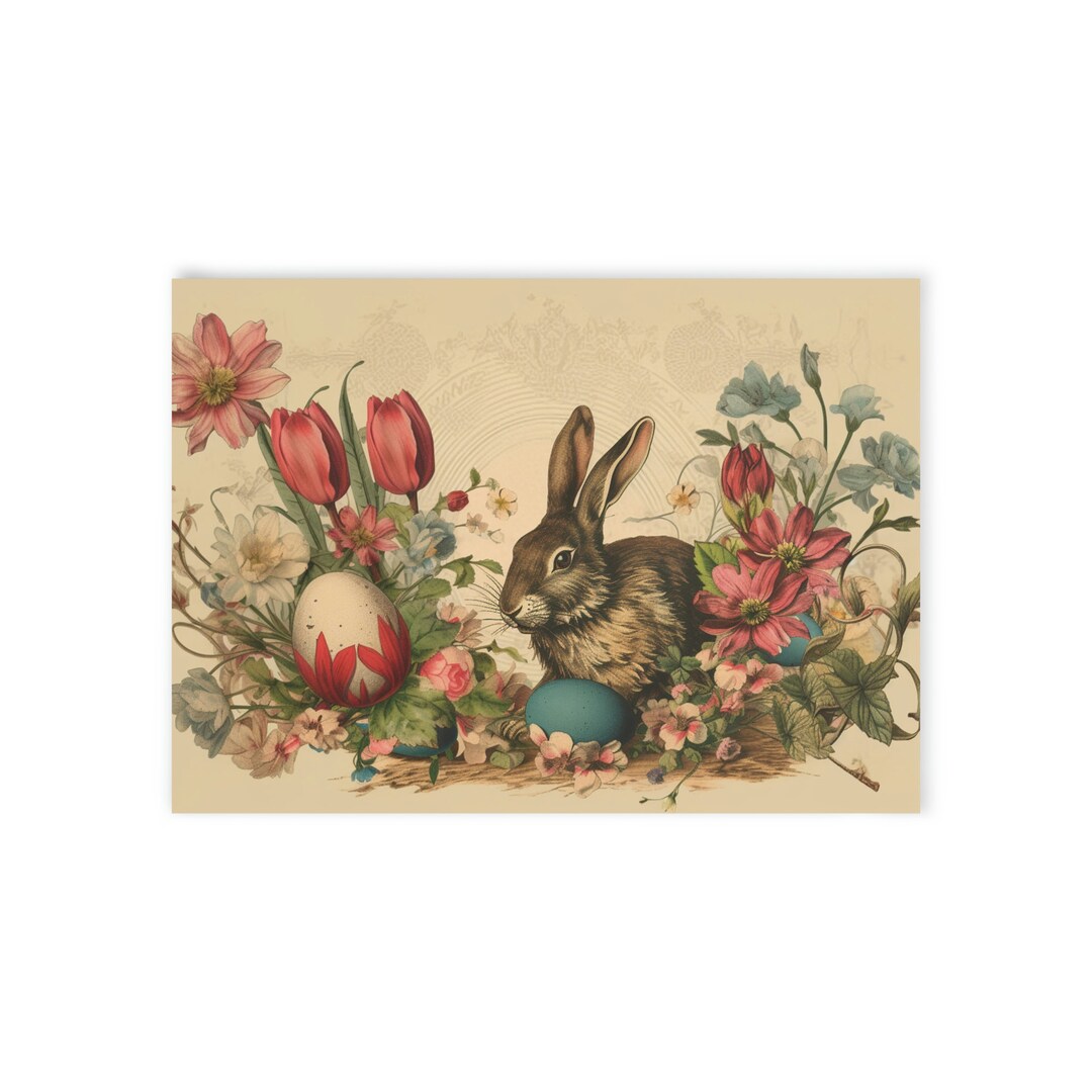 Vintage Easter Card - Etsy