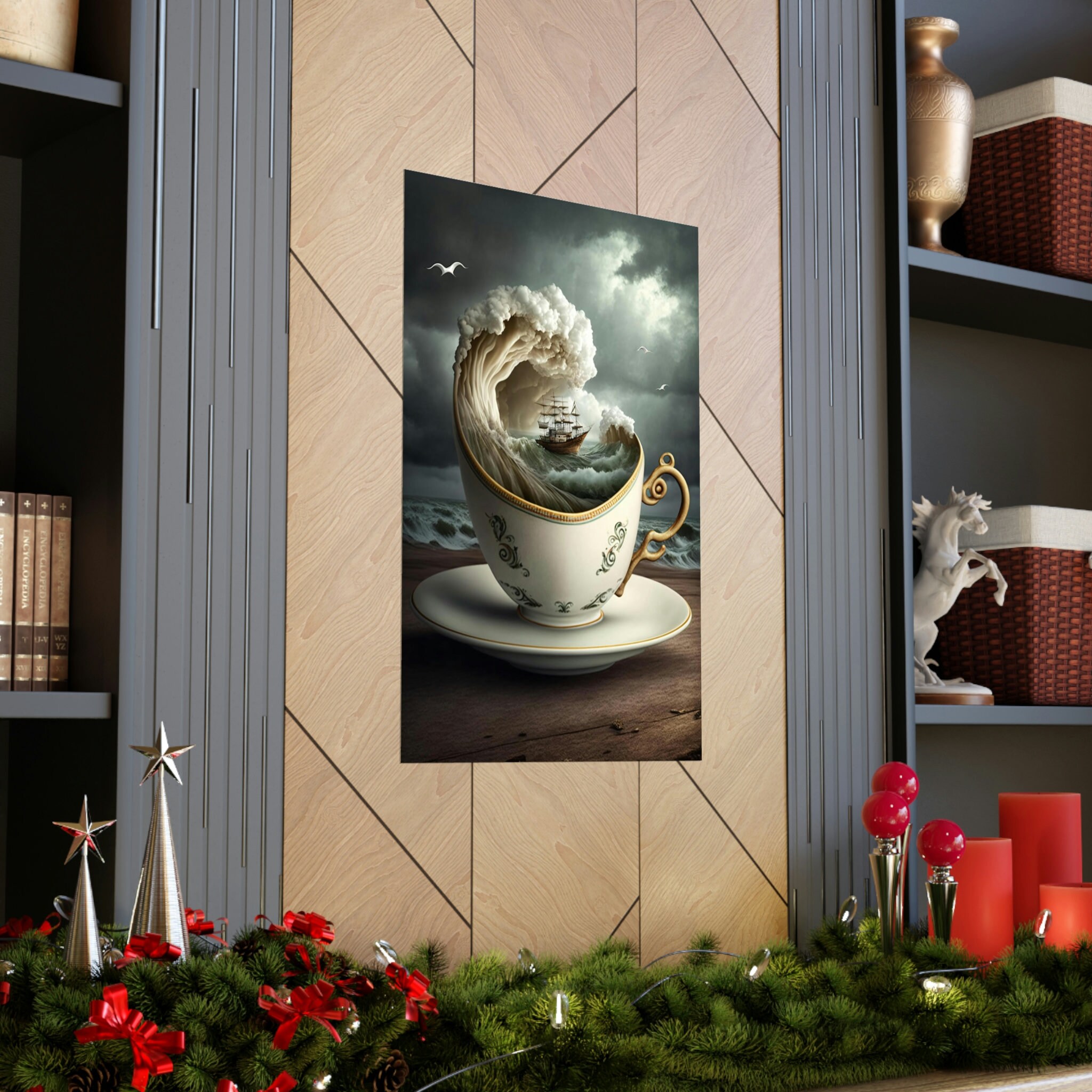 A Storm in a Teacup Premium Matte Vertical Posters - Etsy