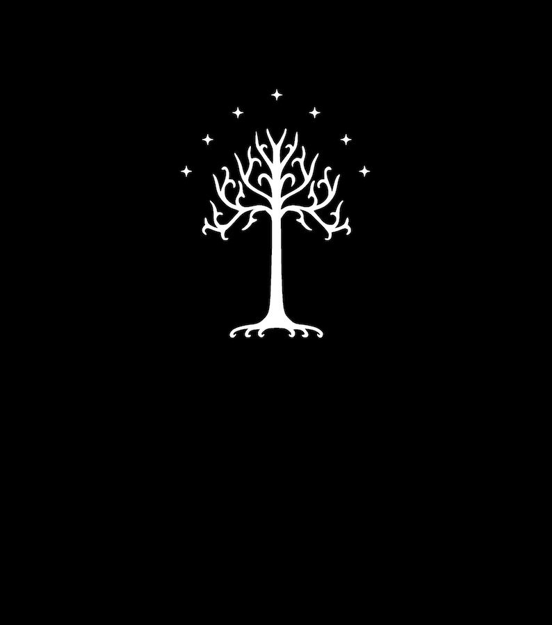 Lord of the Rings Tree of Gondor Aragorn, Tolkien - SVG Vector File - Etsy