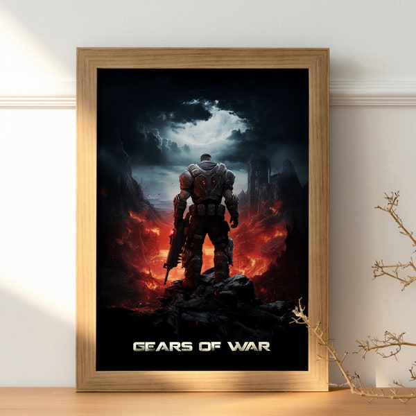 Gears of War Poster - Etsy