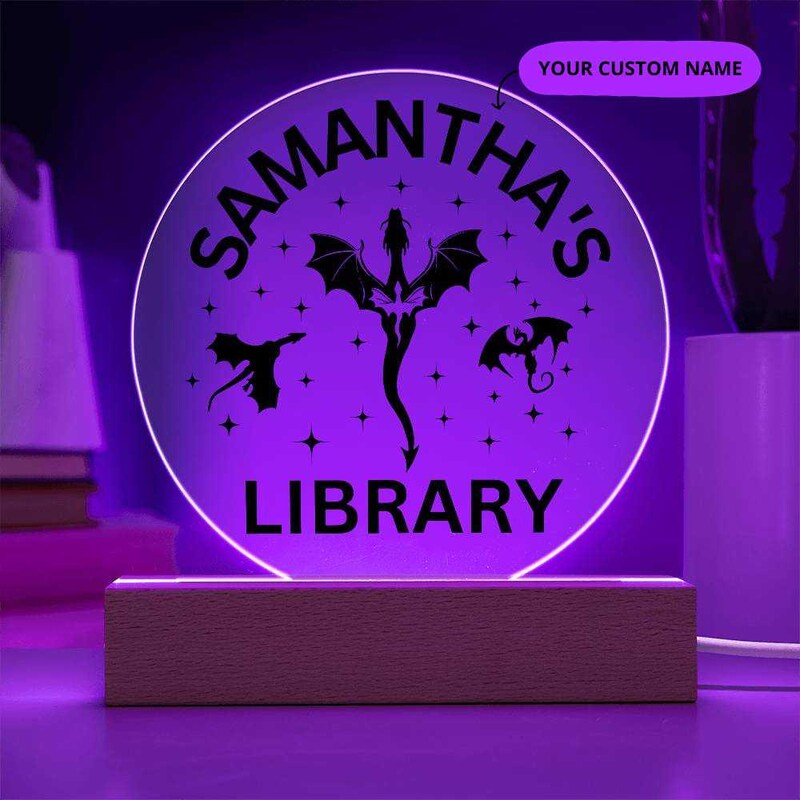 Library Sign - Etsy
