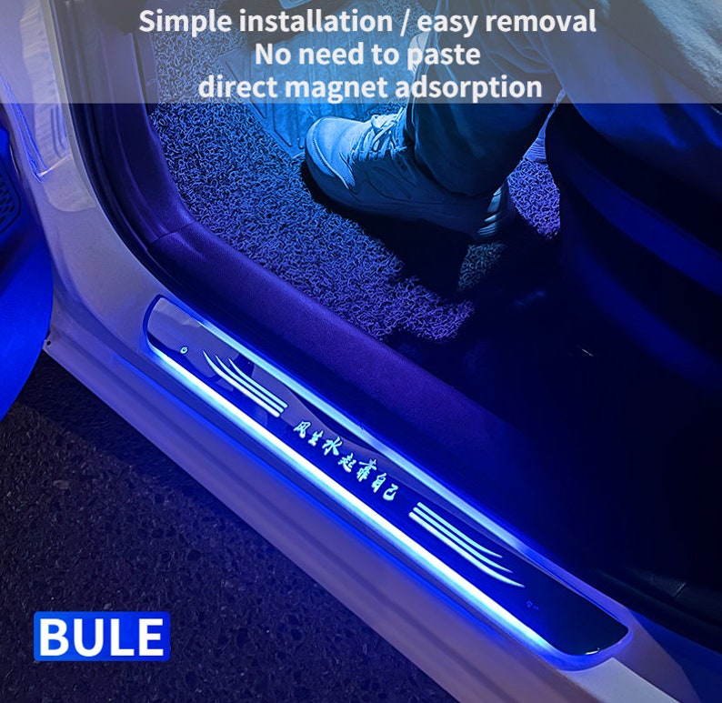 Customised Magnetic Car Door Illuminated Sill Light Logo - Etsy