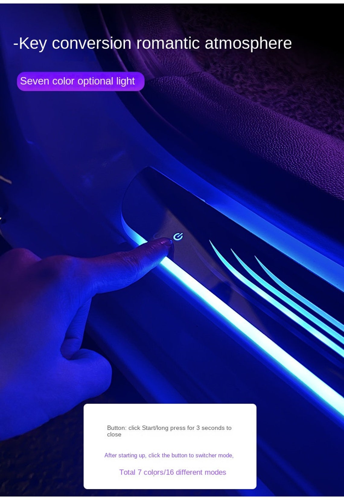 Customised Magnetic Car Door Illuminated Sill Light Logo - Etsy