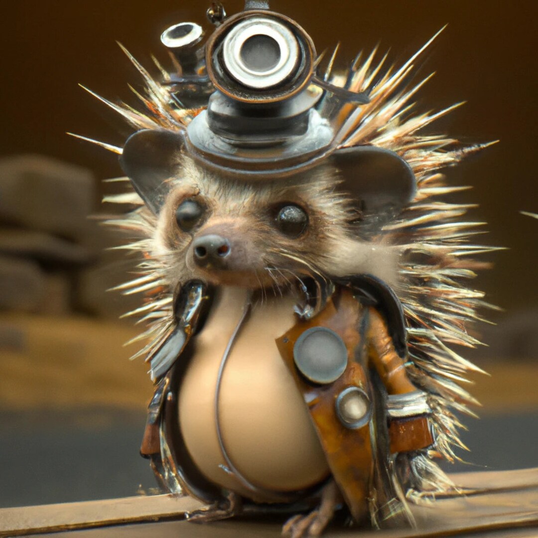Steampunk Hedgehog Digital Download - Etsy