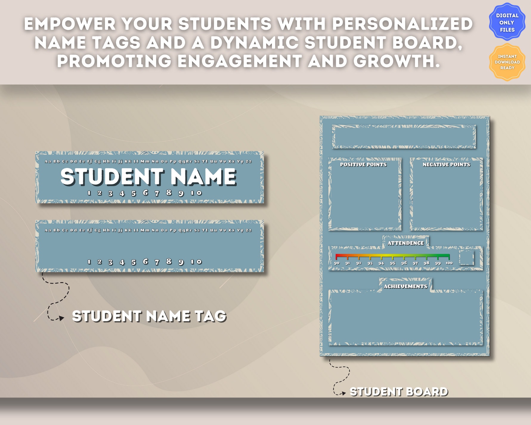 Light Blue Classroom Essentials: Behavior Management Tools, Decorations ...