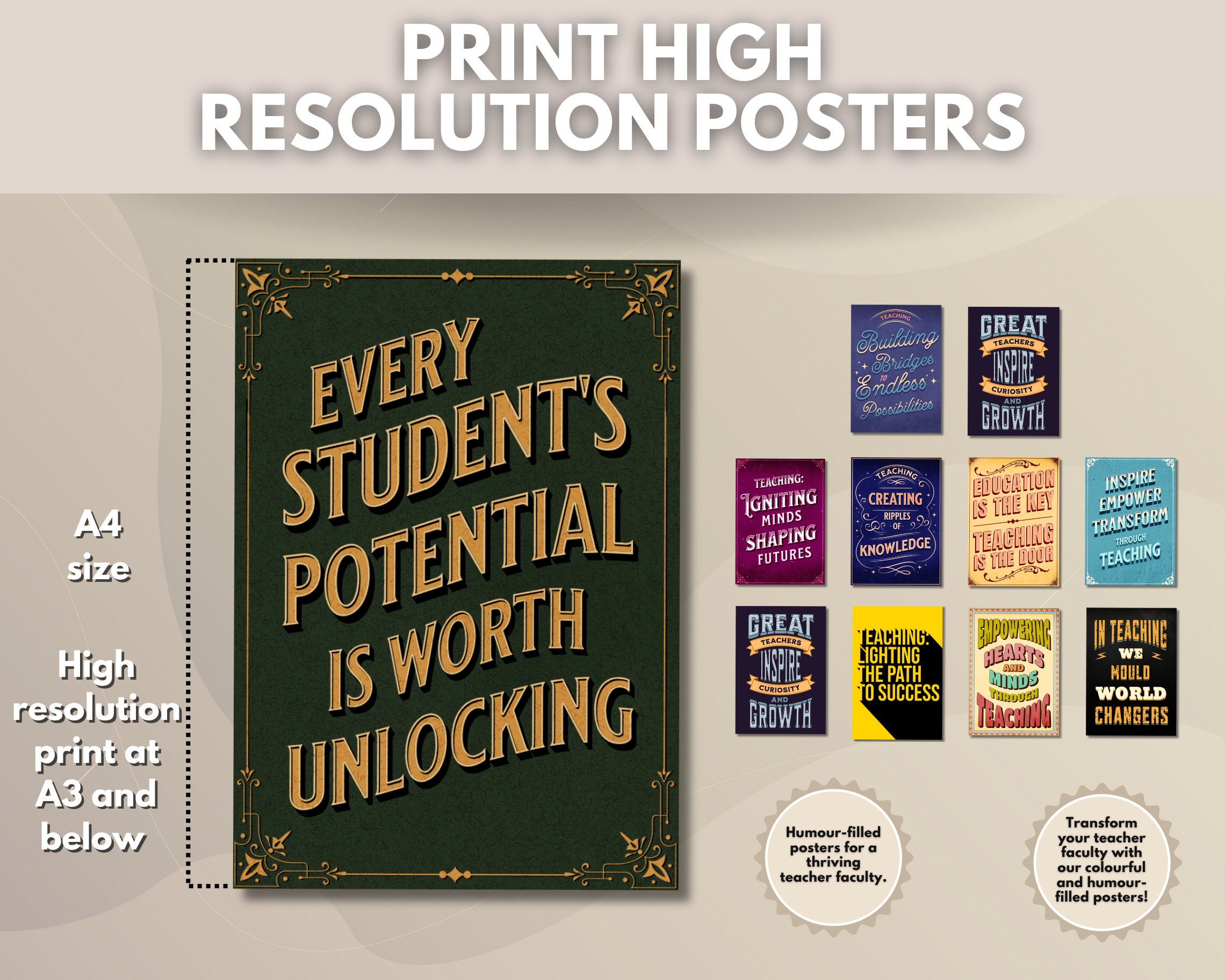 Motivational Posters for Teachers: Inspire, Empower, and Elevate ...