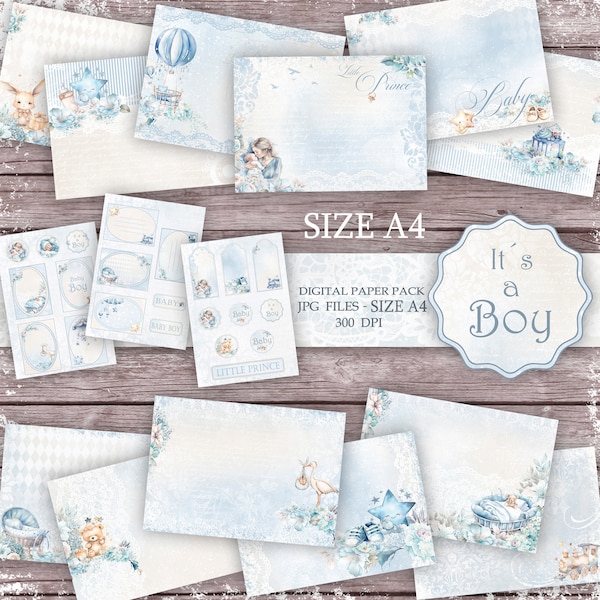 Digital Paper Baby - Etsy