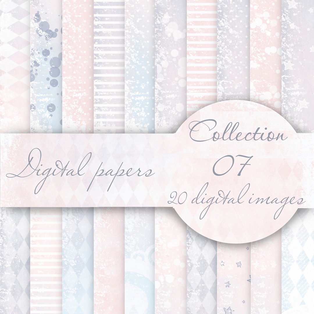 DIGITAL PAPER Pack.digital Paper, Basic for Scrapbooking, Paper Crafts ...