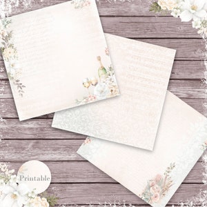 Complete Collection/wedding Digital Paper/color Champagne Digital Paper ...