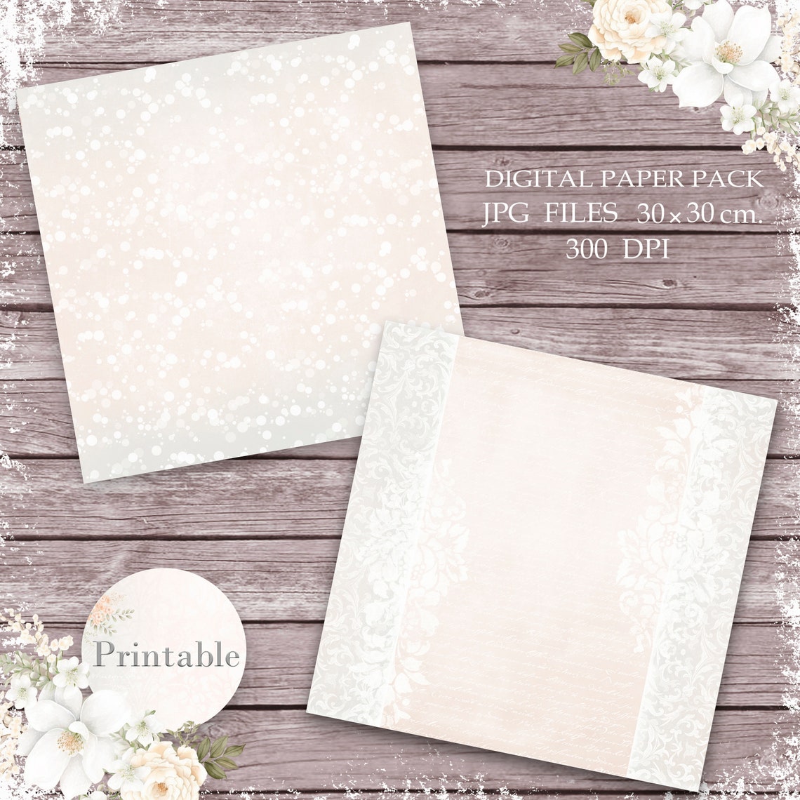 Backgrounds Wedding Digital Paper/color Champagne /printable Digital ...