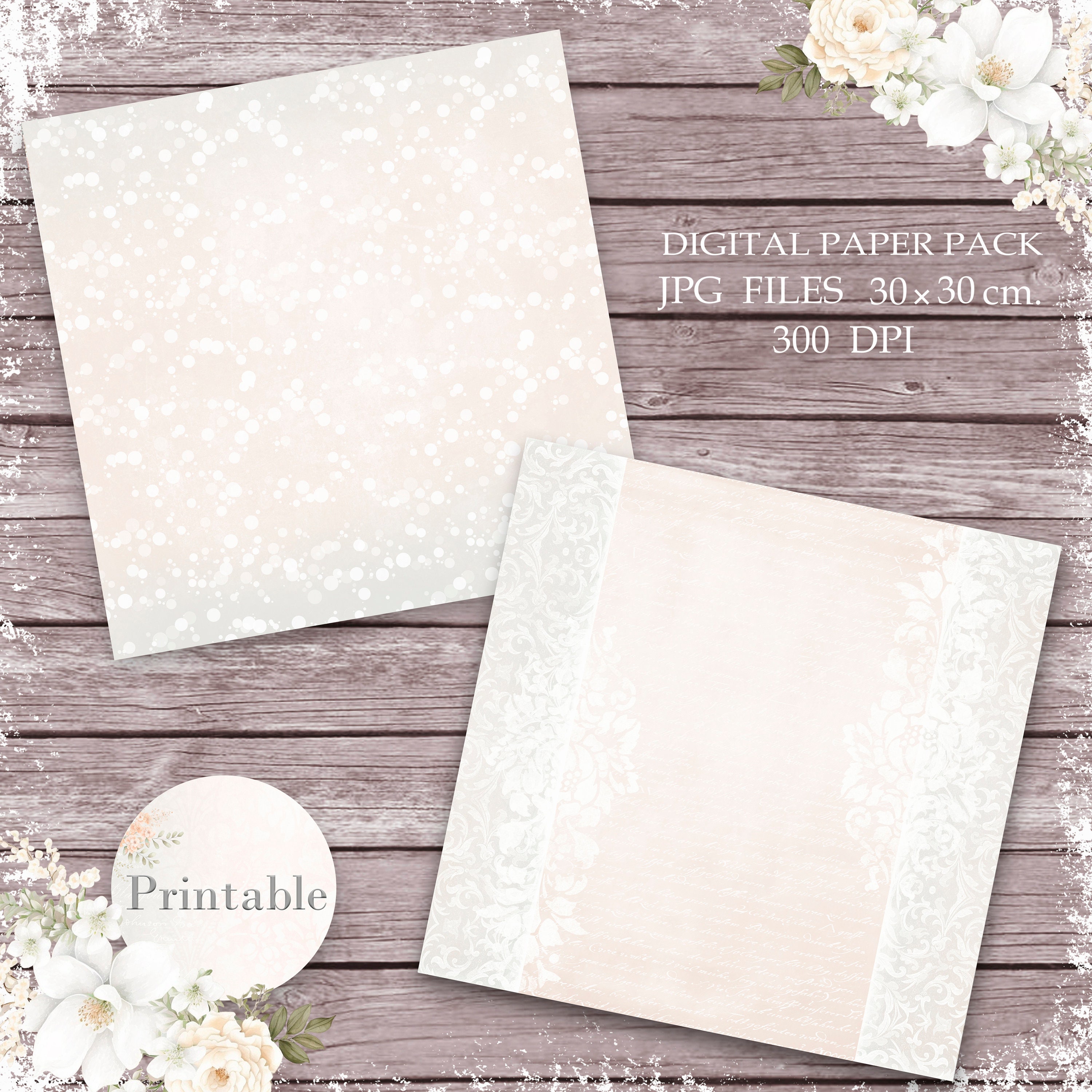 Backgrounds Wedding Digital Paper/color Champagne /printable Digital ...
