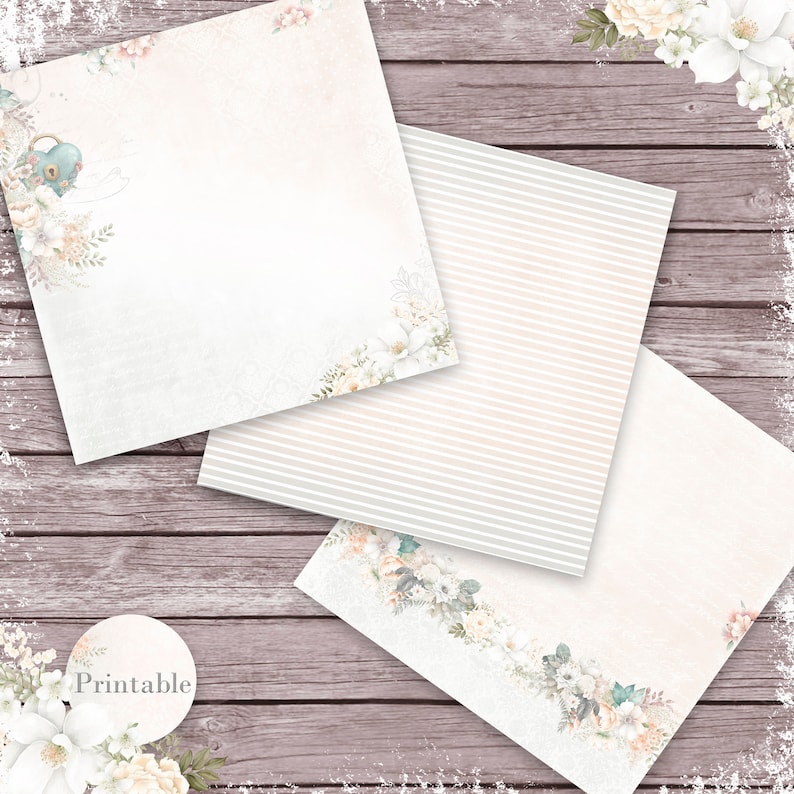 Complete Collection/wedding Digital Paper/color Champagne - Etsy