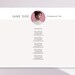 Liggend Cv-sjabloon Voor Word En Pages - Etsy