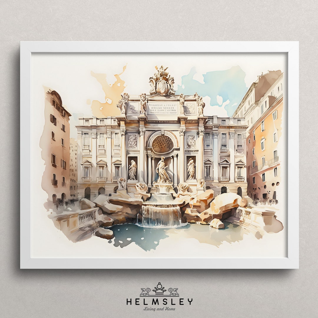 Artistic Homage to Rome: Art Prints of Rome's Most Famous Sights, Home ...