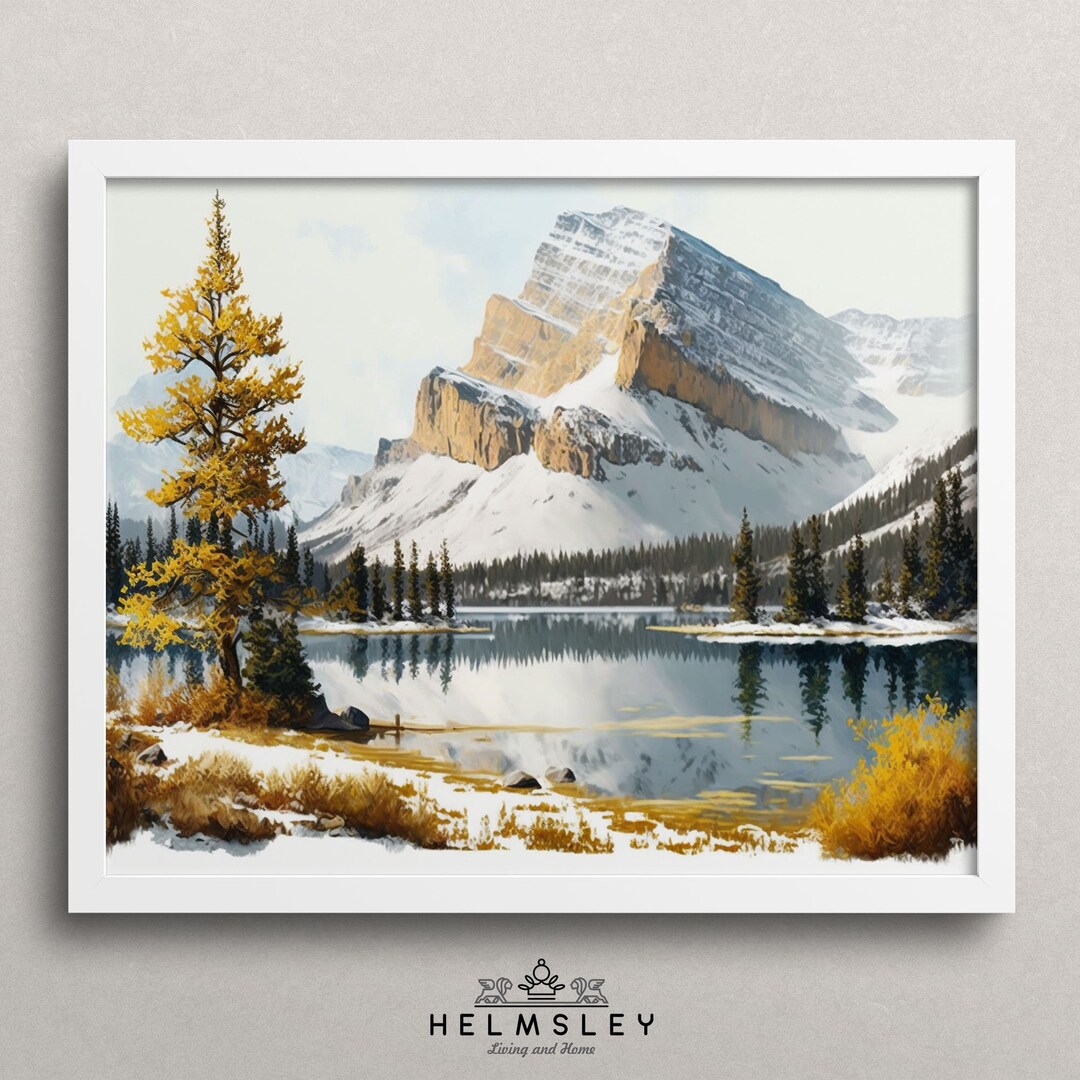 Banff National Park Art Prints Majestic Landscapes for Your Home Nature ...