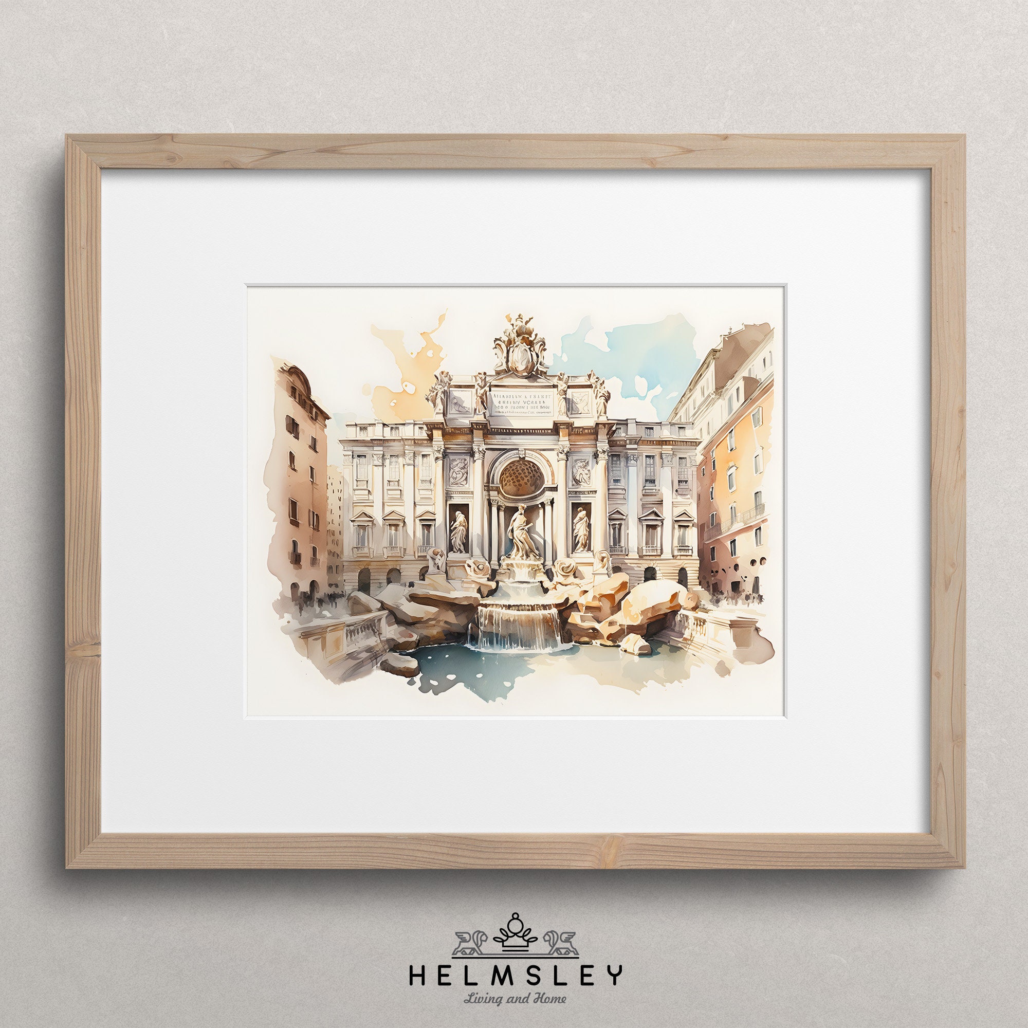 Artistic Homage to Rome: Art Prints of Rome's Most Famous Sights, Home ...