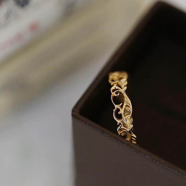 Handmade Ivy Ring - Etsy