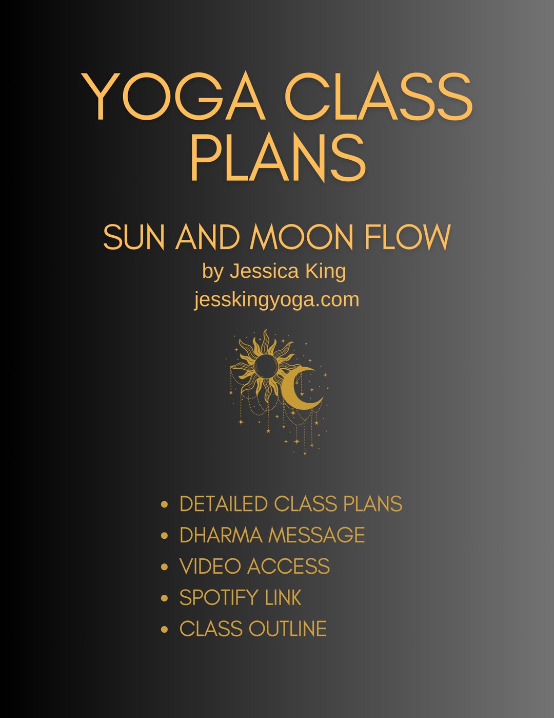 60-minute Yoga Class Plan: Sun & Moon Flow (PDF) - Etsy UK