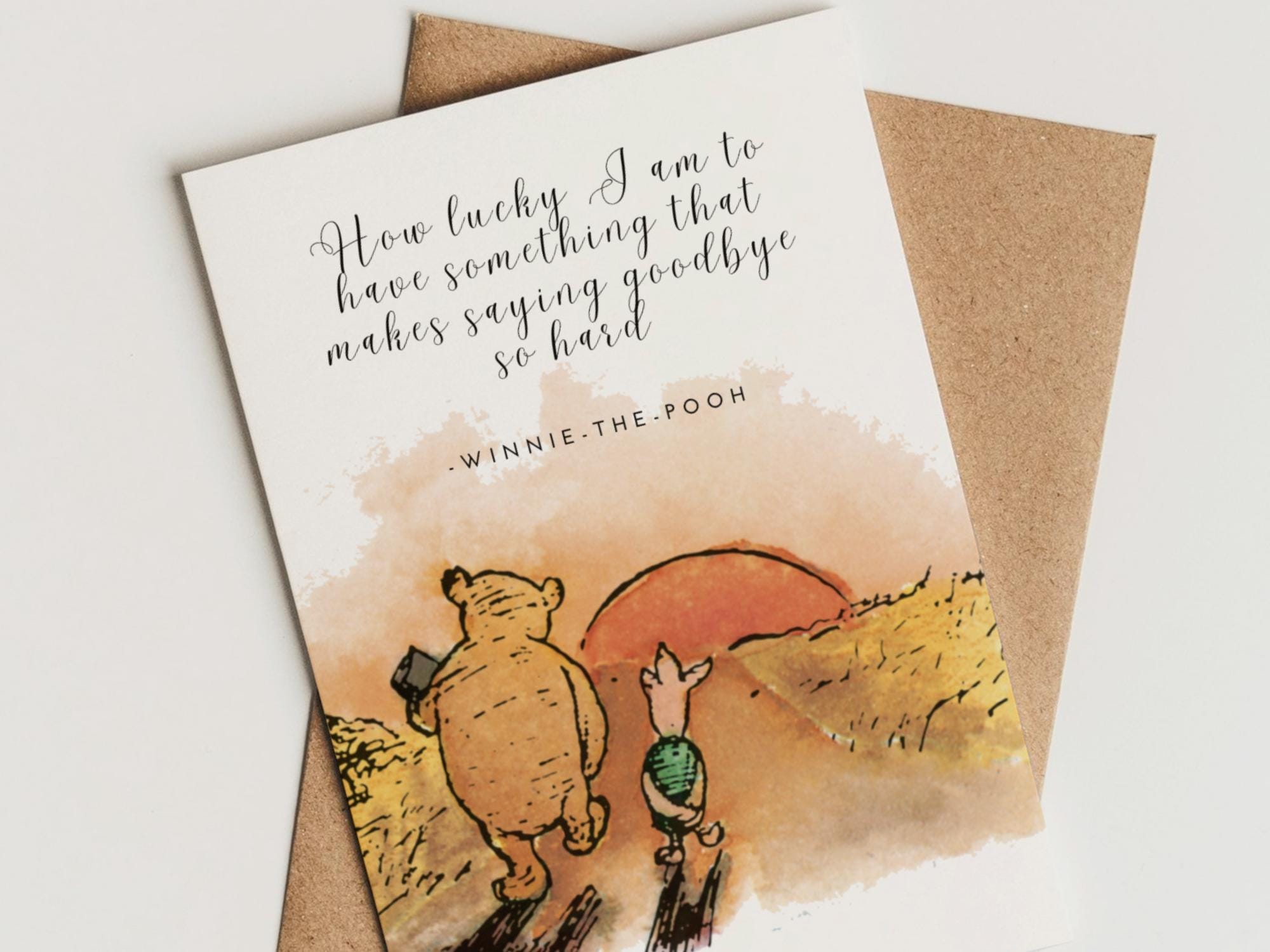 Winnie-the-pooh Sympathy Card Printable,instant Download,condolences ...