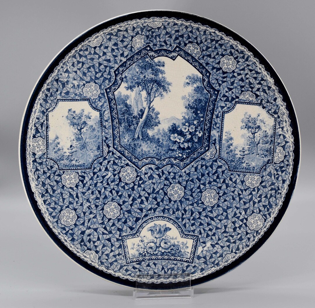 Anton Mehlem Bonn "flamand" Around 1900 Antique Large Wall Plate ...