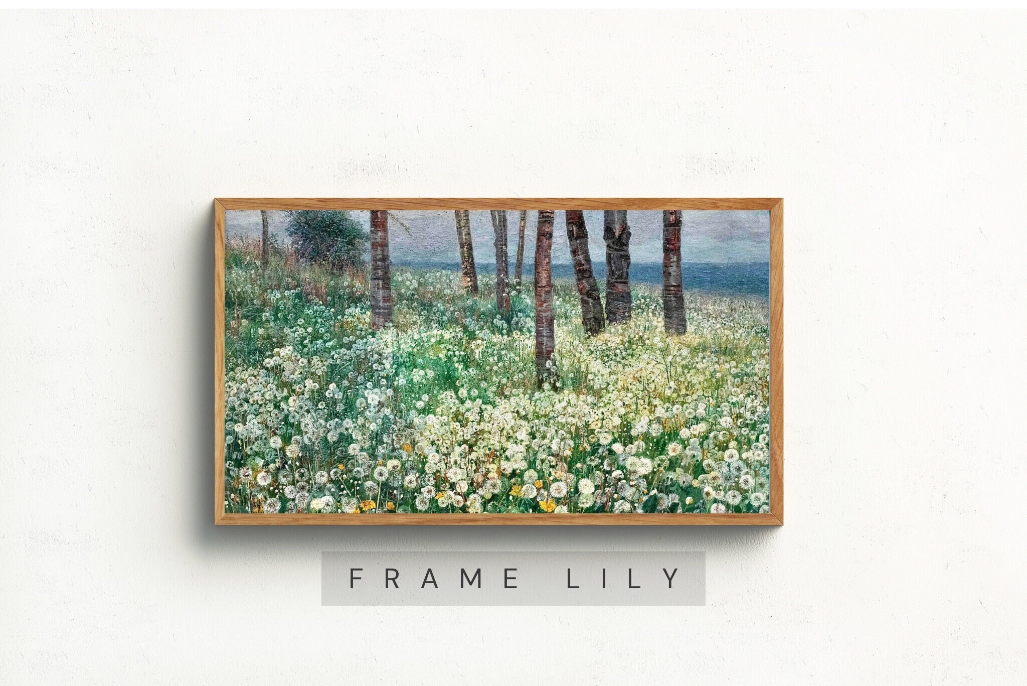 Samsung Frame TV Landscape Art Vintage Painting, Vintage Landscape ...
