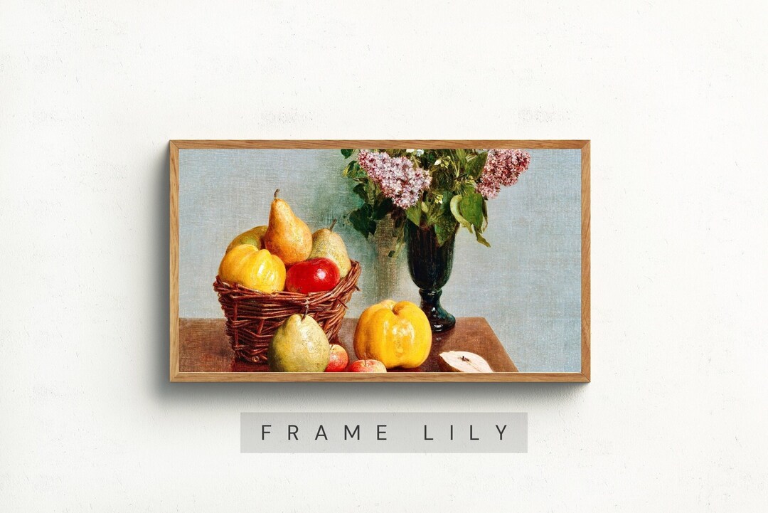 Samsung Frame Still Life TV Art Vintage Painting, Vintage Painting ...