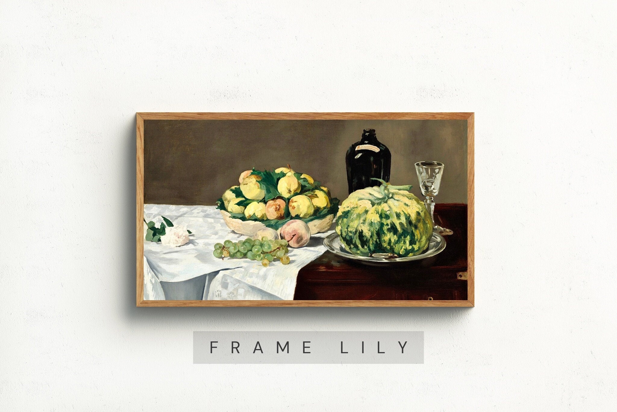 Samsung Frame Still Life TV Art Vintage Painting, Vintage Painting ...