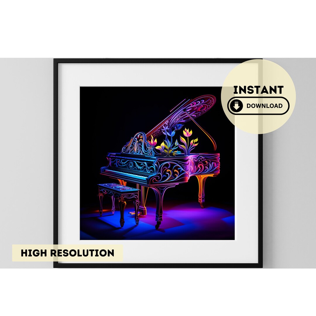 Printable Piano Poster Download for Pianist Music Poster Music - Etsy