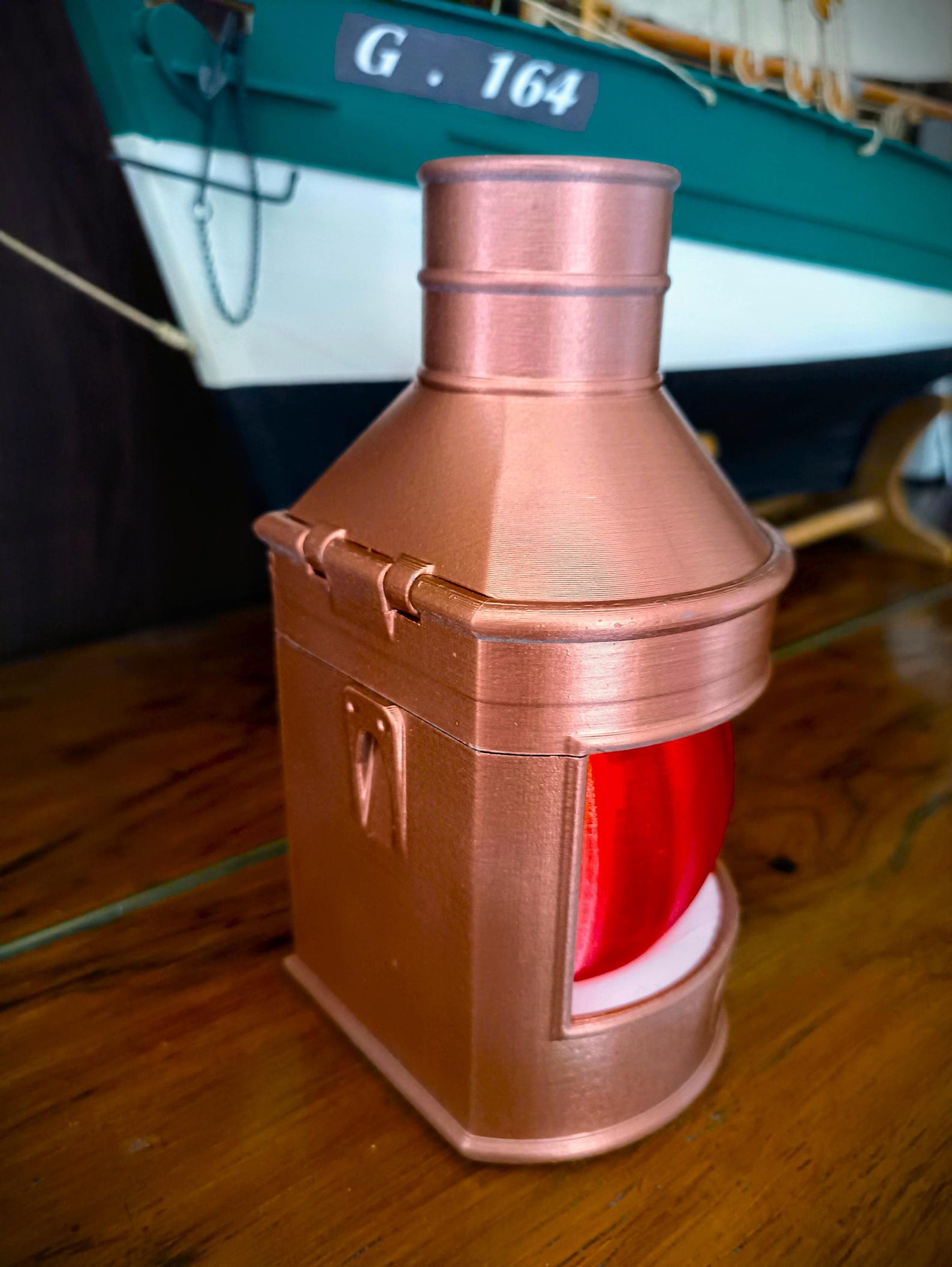 Vintage Marine Lamp 3D PRINT, Replica Oil Lamp, Flickering LED Candle ...