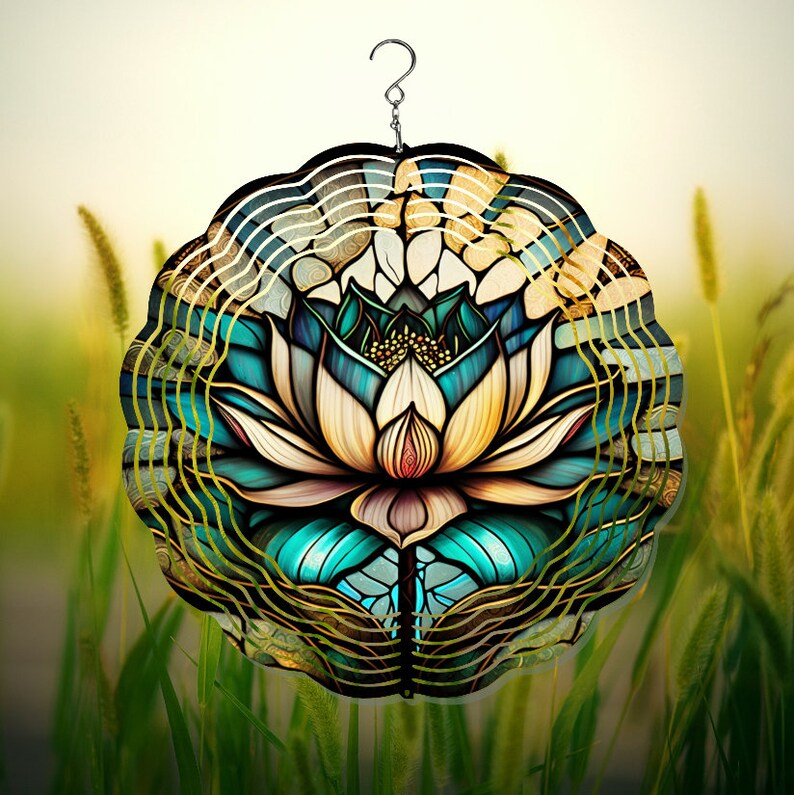 Lotus Wind Spinner - Etsy