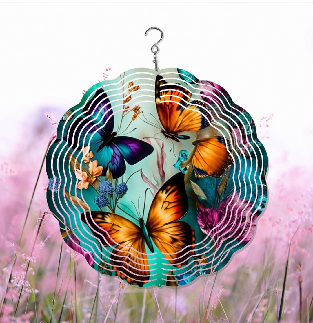 Butterfly Wind Spinner - Etsy