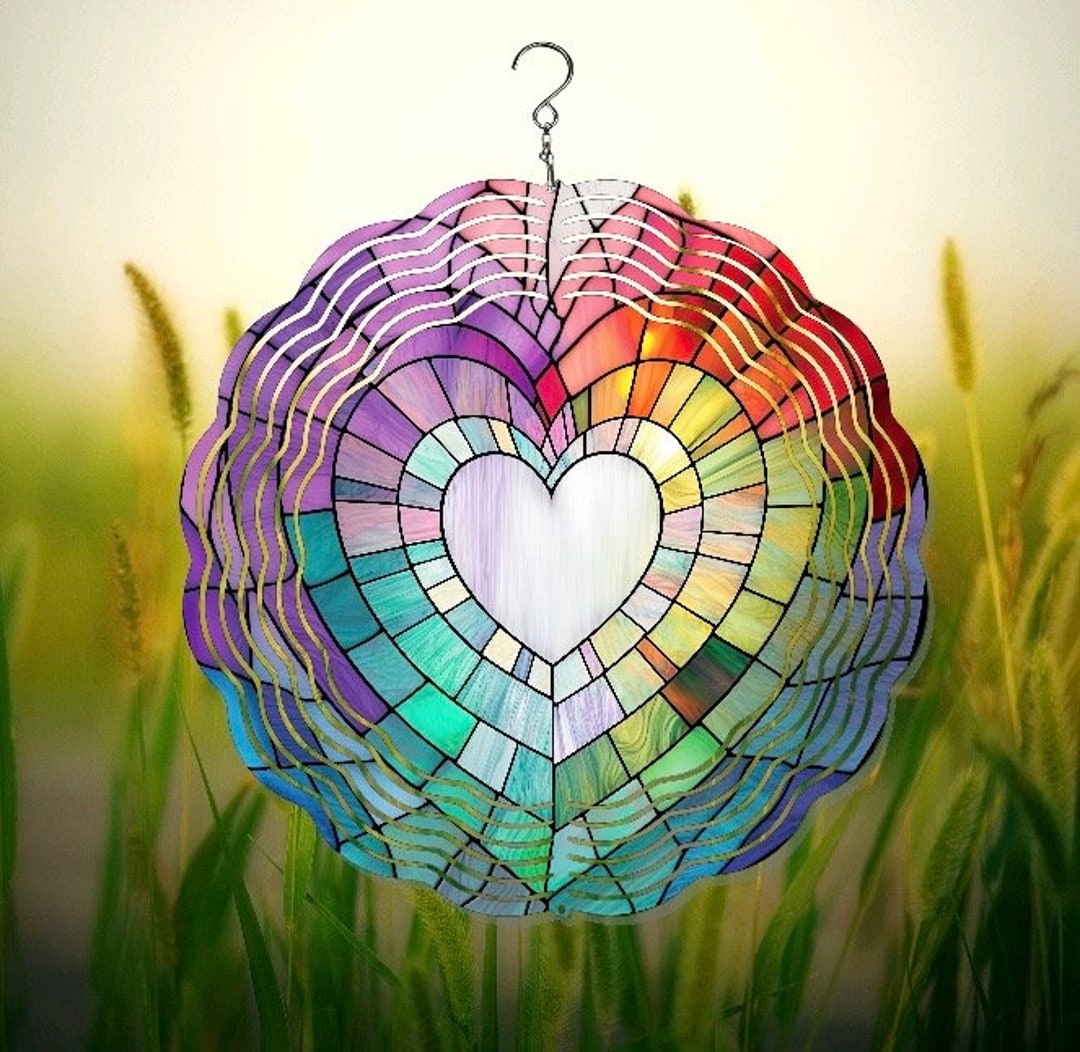 Heart Wind Spinner - Etsy